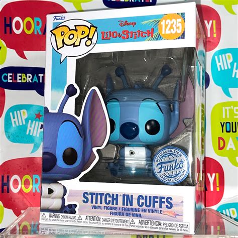Stitch In Cuffs Disney Funko Pop 1235 Exclusive Vancity Pops