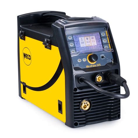 Mma Welder Micropulse 225 Weco Tig Mig Mag Cored Wire