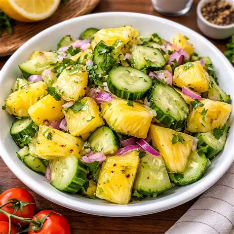 Pineapple Cucumber Salad 1 Amazing And Quick Recipe