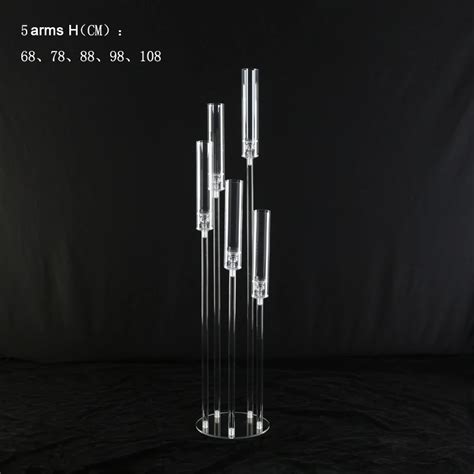 Clear Candelabras Elegant Table Centerpieces For Weddings