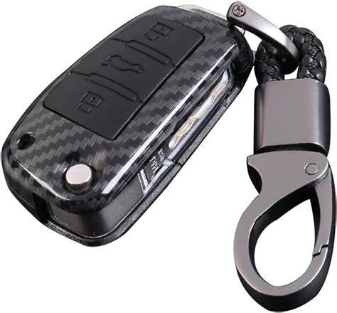 3 Buttons Car Key Fob Case For Audi A3 A4 A6 A8 TT Q6 Q7 Quattro Car