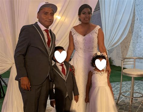 Melissa Gonzales esposa de Jorge Luna Así fue el romántico vestido de