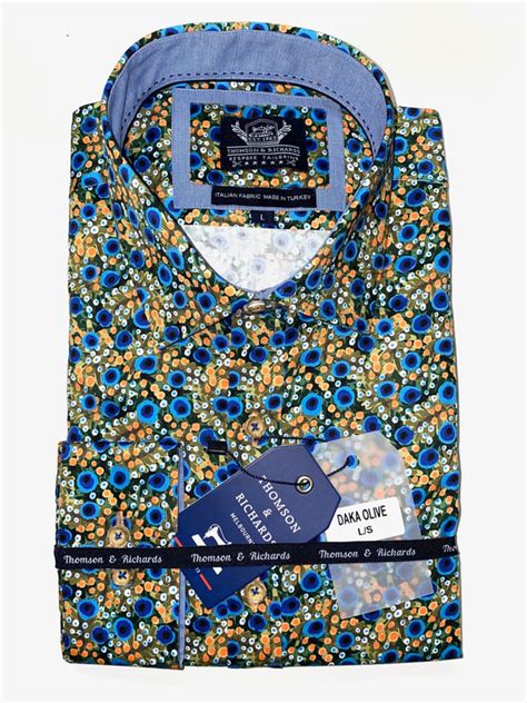 Thomson Richards Shirts Broken Twill