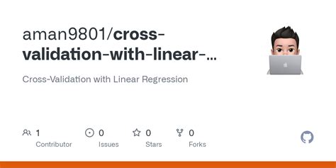 Github Aman9801cross Validation With Linear Regression Cross