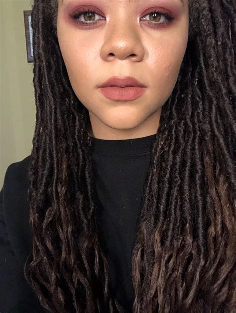 Not Showing My Eyebrows Because I Really Messed Up But I Love This Look