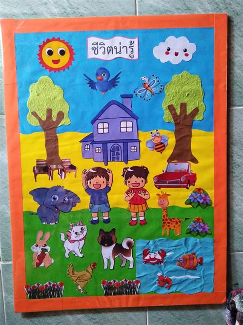 ป้ายนิเทศประกอบการเรียนราคาหน่วยล จำหน่ายสื่อการสอน ทำมือ Facebook