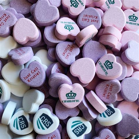 Custom Candy Hearts 300 Hearts Mycustomcandy