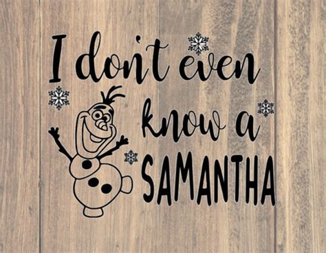 Olaf Frozen 2 Samantha Disney Svg Frozen Etsy