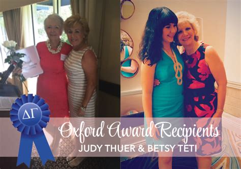 Betsy Teti An Oxford Award Recipient Pittsburgh South Hills