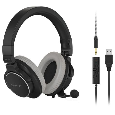 Behringer Bh470u Headset With Detachable Microphone And Usb Cable At