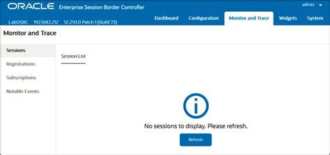 Oracle Sbc Admin Task Enabling Monitor And Trace” Where Is My