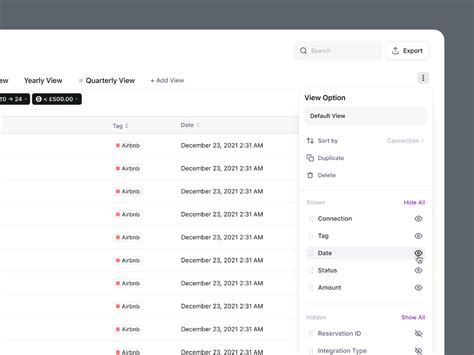 View Option Sorting Sorting User Interface Design Web Design
