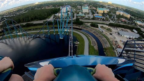 Mako Front Row On Ride Pov Seaworld Orlando Youtube