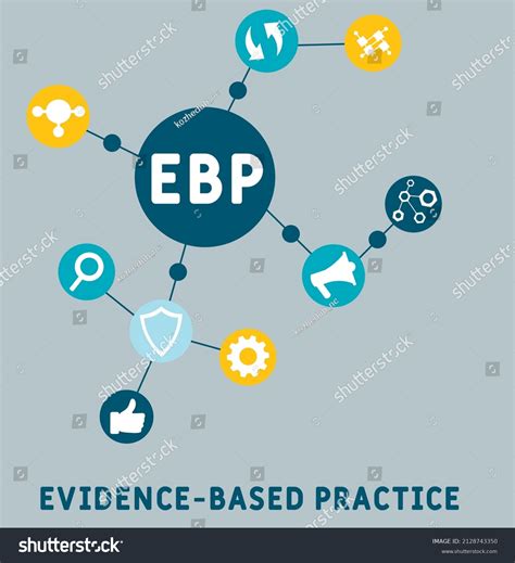 Ebp Evidencebased Practice Acronym Business Concept Stock Vector Royalty Free 2128743350
