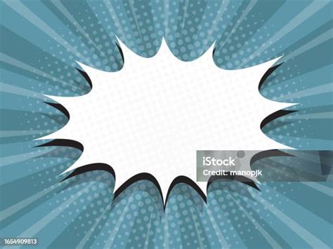 추상 만화책 빈 말풍선 하프톤 점선 배경이 있는 팝 아트 만화 만화에 대한 스톡 벡터 아트 및 기타 이미지 만화 폭발 Championship Istock