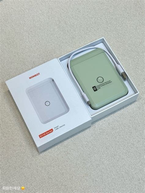 님봇 Nimbot 라벨 프린터 D110 사용 방법 및 후기 님봇 선택 이유 알리 직구 연결 안 될 때 네이버 블로그