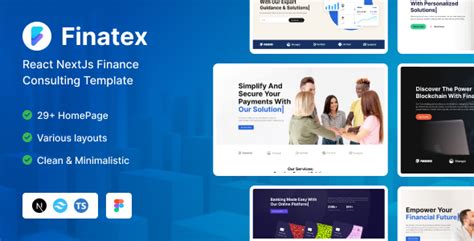 Finatex React Nextjs Finance Consulting Template Net S