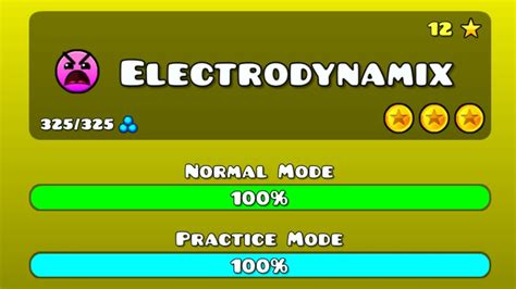Geometry Dash Electrodynamix YouTube