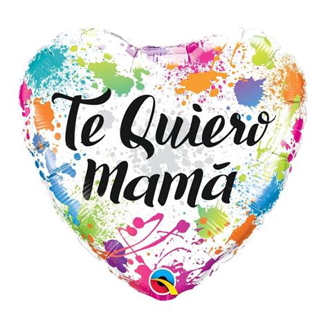 Globo Foil Corazón Te Quiero Mamá 45 Cm My Karamelli