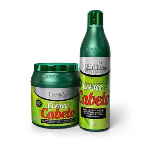 Kit Cresce Cabelo Shampoo Ml E Mascara Kg Forever Liss Shopee Brasil