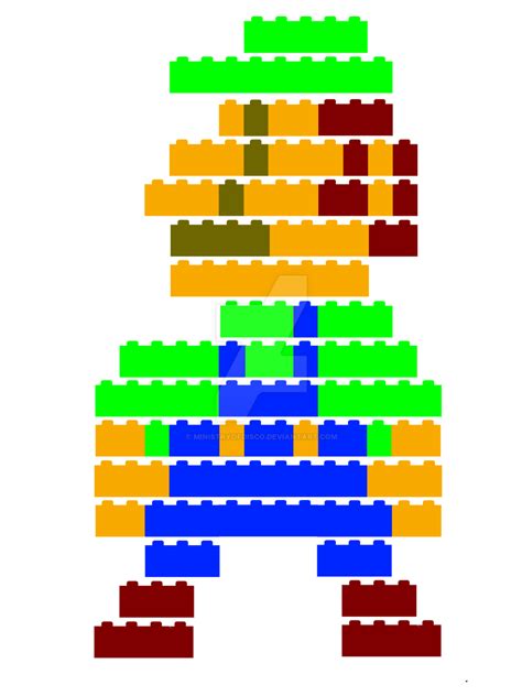 8 Bit Brick Luigi By MinistryOfDisco On DeviantArt