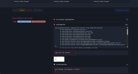 ChainTest Report QA Automation Expert