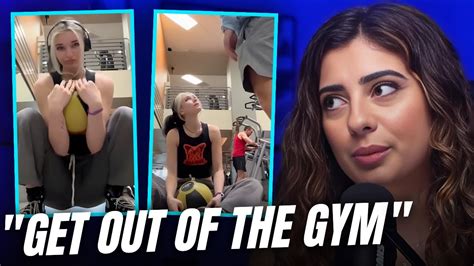 Man Reality Checks Only Fans Girl Making Content At The Gym Youtube