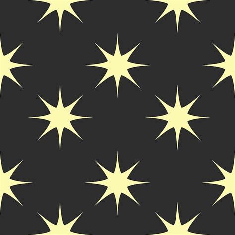 Premium Vector Twinkle Star Seamless Pattern Modern Sparkles Pattern Trendy Stars Pattern