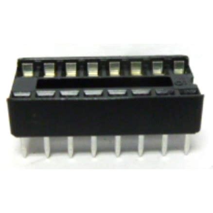 DIP16 IC Socket, 16 pin - IC Sockets - Integrated Circuits
