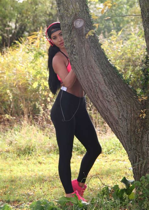 Jacqui Ryland In Tights And Sports Bra Working Out 29 Gotceleb