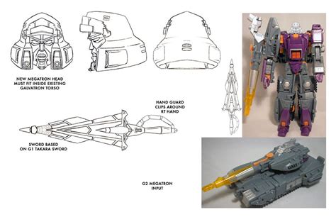 Cancelled Universe G2 Megatron And Triggerhappy Concept Art
