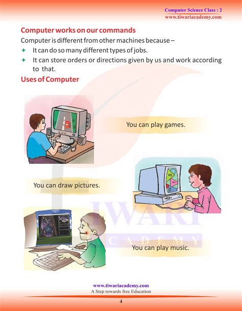 NCERT Solutions For Class Computer Science Know Your Computer