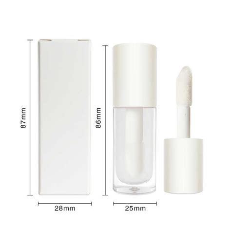 Diy Hot Sale Natural Vegan Lip Big Brush Gloss Customization Private