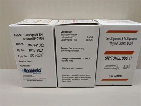 Levothyroxine And Liothyronine Duo Tablets At ₹ 1100 Bottle Levothyroxine Sodium Tablet In