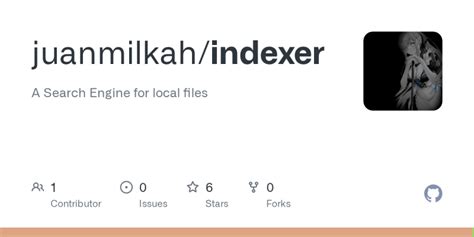 Github Juanmilkahindexer A Search Engine For Local Files William Muchui