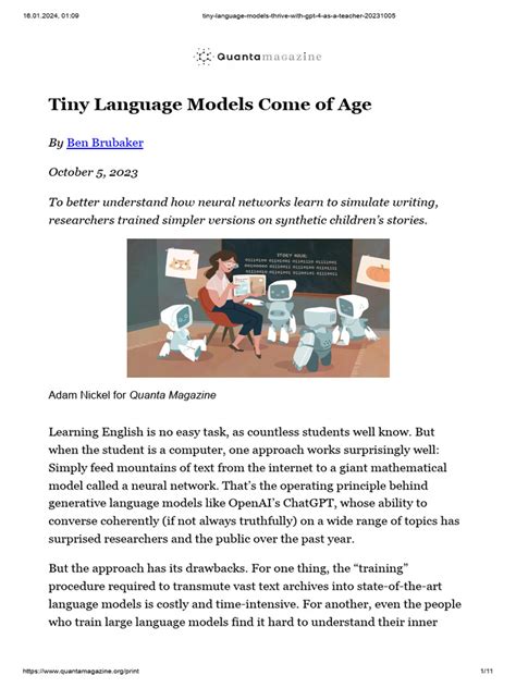 Tiny Language Models Come Of Age Pdf Artificial Neural Network