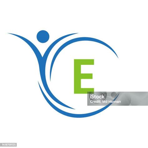 초기 편지 E 건강 관리 로고 의사 로고 기호 의료 약국 플러스 기호 디자인 간호사에 대한 스톡 벡터 아트 및 기타 이미지 간호사 건강 진단 건강관리와 의술 Istock