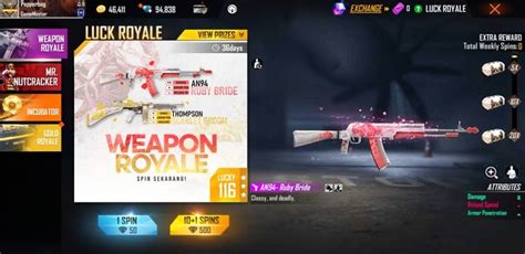 Gun Skin An94 Dan Thompson Hadir Di Weapon Royale Terbaru Free Fire