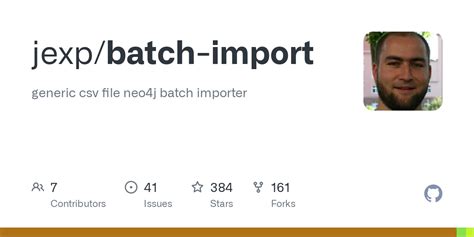 github jexp batch import generic csv file neo4j batch importer