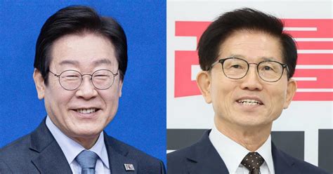 김문수 464 Vs 이재명 418대선 양자 대결 시 지지율 시사저널 여론조사