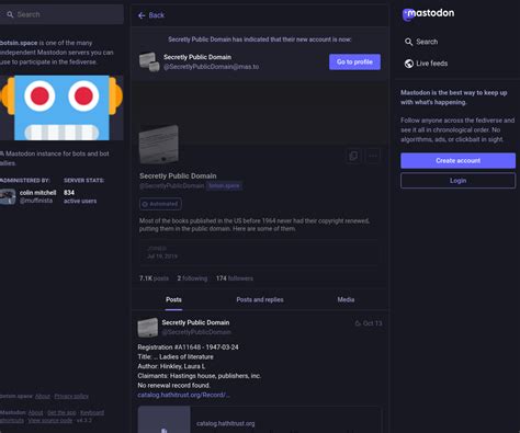 Secretly Public Domain Botwiki