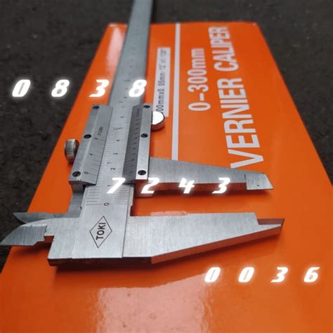 Vernier Caliper Manual 12 Inch Toki Sigmat Jangka Sorong Manual 12