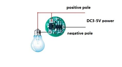 3 5v 10mm Mini Touch Sensor Switch Light Control Onoff Lamp Switch