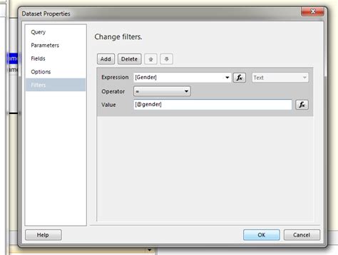 Dushanthas Blog How To Add A Filter To A Report In Ssrs Sql Server Reporting Services