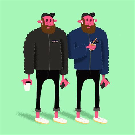 Two Different Guys Standing Side By Side In San Francisco R