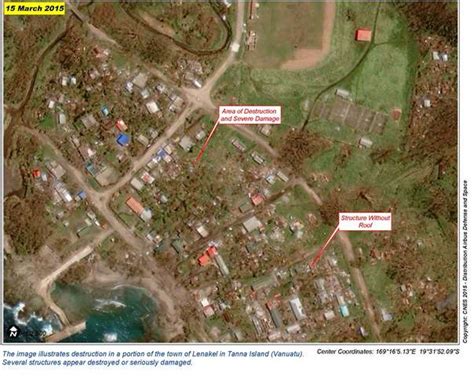 UNOSAT Rapid Mapping Confirms Heavy Damage In Vanuatu UNITAR