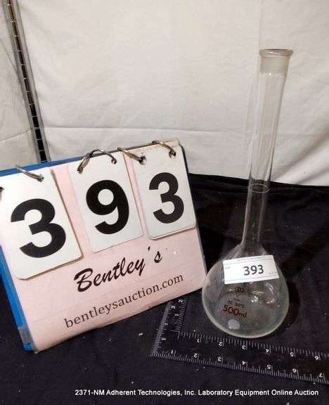 500ml Volumetric Flask Snap Cap Type Tc 20 Degree C Bentley