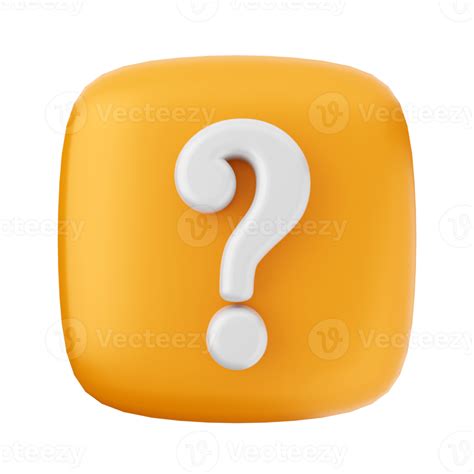 3d Frequently Asked Questions Icon Illustration Render 22361177 Png