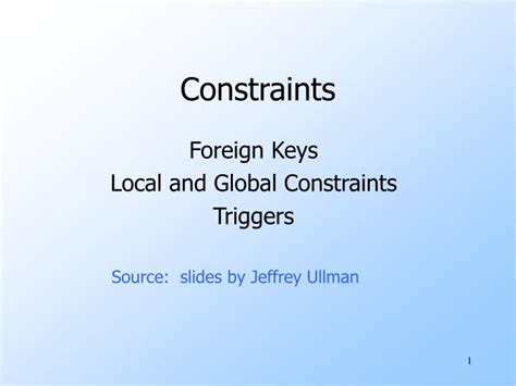 Ppt Constraints Powerpoint Presentation Free Download Id6243829
