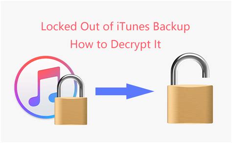 Locked Out Of ITunes Backup How To Decrypt